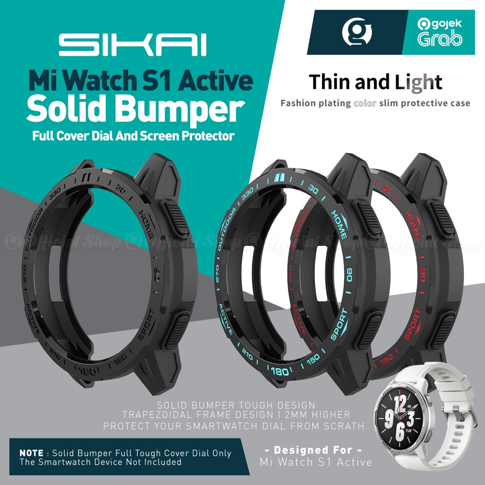 Jual Sikai Solid Bumper Soft Tpu Case Screen Protector Frame Cover For