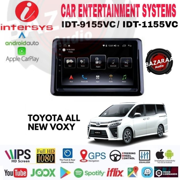 Jual Head Unit Android INTERSYS 10 Inch TOYOTA VOXY + Socket PNP ...