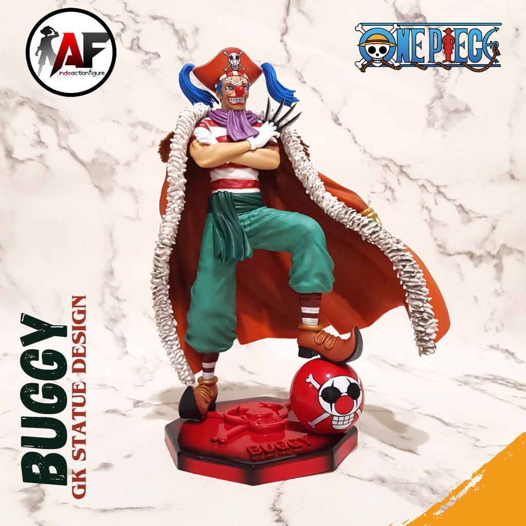 Jual Action Figure Statue One Piece Buggy The Clown Standing GK recast ...
