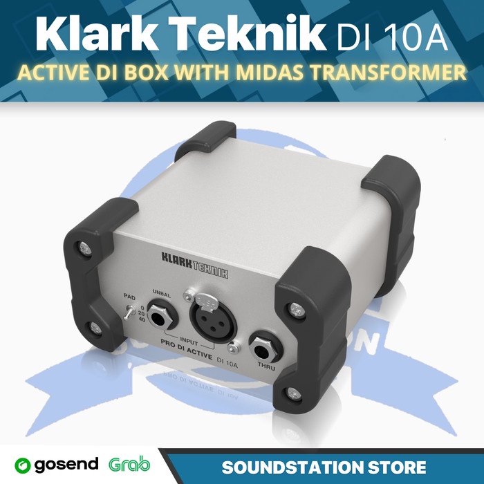 Jual Klark Teknik DI 10A Active DI Box with Midas Transformer | Shopee ...