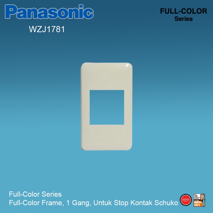 Jual Panasonic Full-Color Frame, 1 Gang, Untuk Stop Kontak Schuko ...