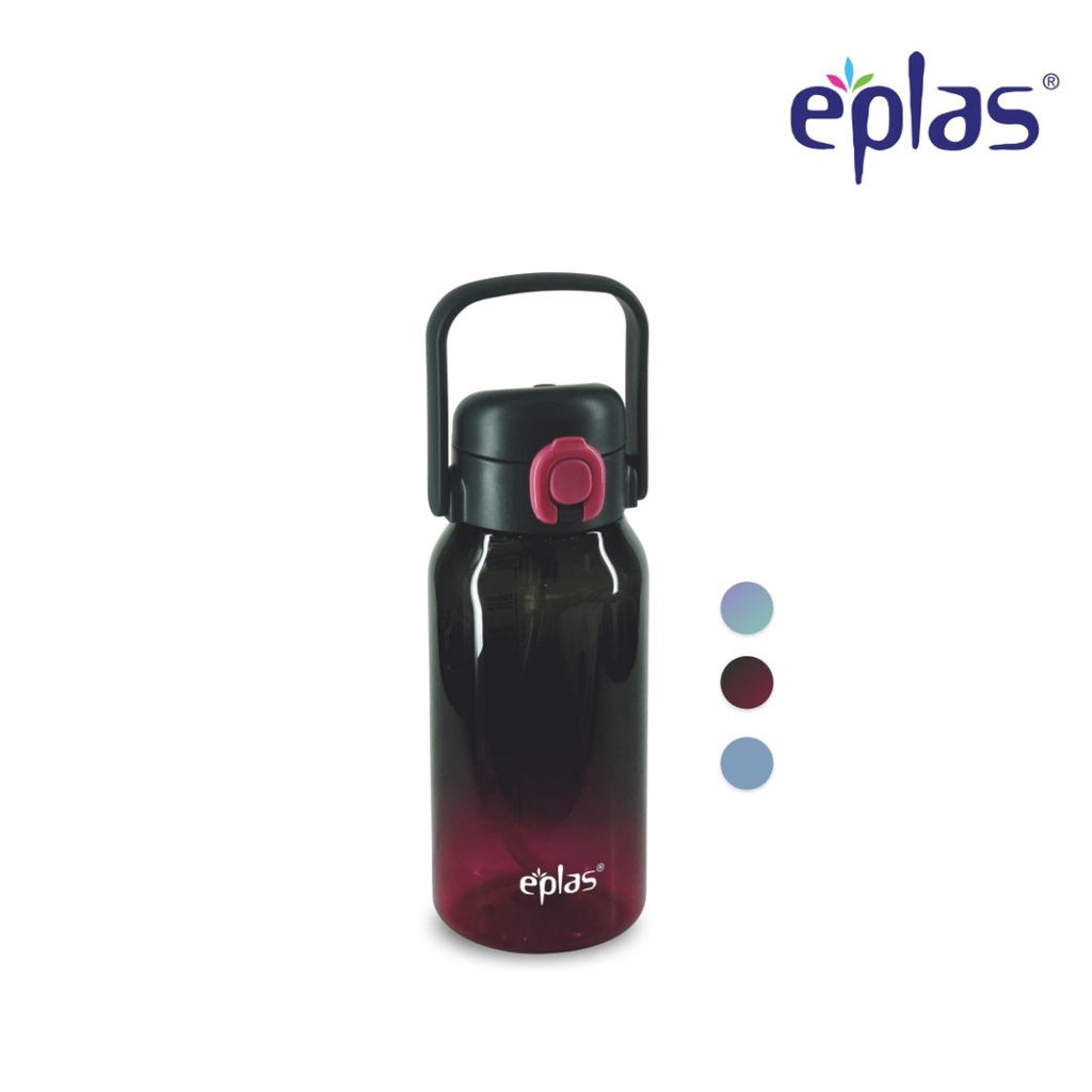 Jual EPLAS Modern Botol Minum Tritan One Touch Multicolour Dengan ...