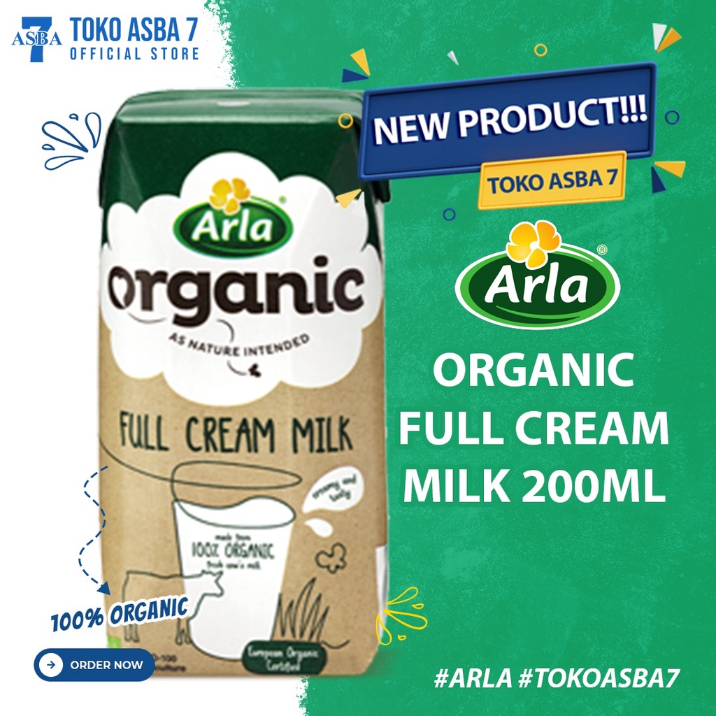 Jual ARLA ORGANIC FULL CREAM MILK 200 ML | Shopee Indonesia