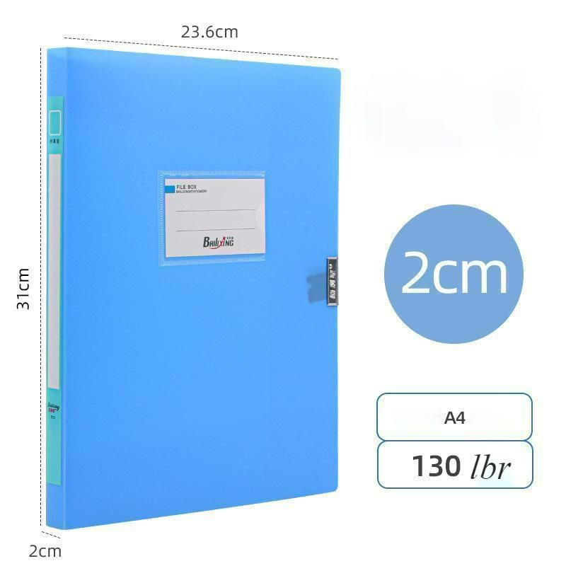 Jual Kotak File Plastik Kotak File Tebal A4 Kertas Tes Penyimpanan ...