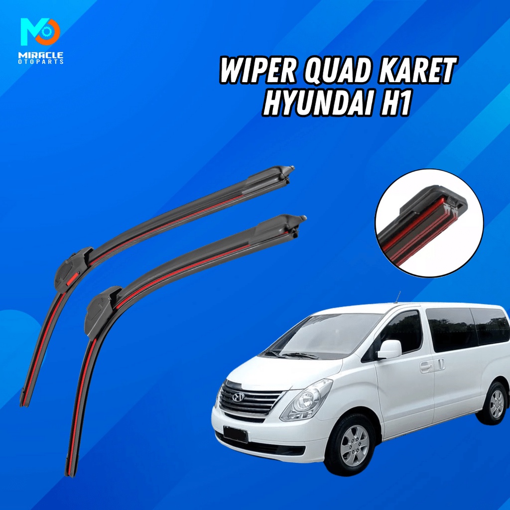 Jual Wiper Mobil Quad Blade Hyundai H1 Frameless Tanpa Rangka Besi 1 ...