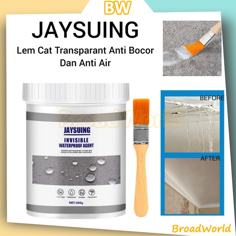 Jual Jaysuing Lem Transparan Anti Bocor 300g / Lem Transparan Jaysuing Cat Anti Bocor Invisible ...