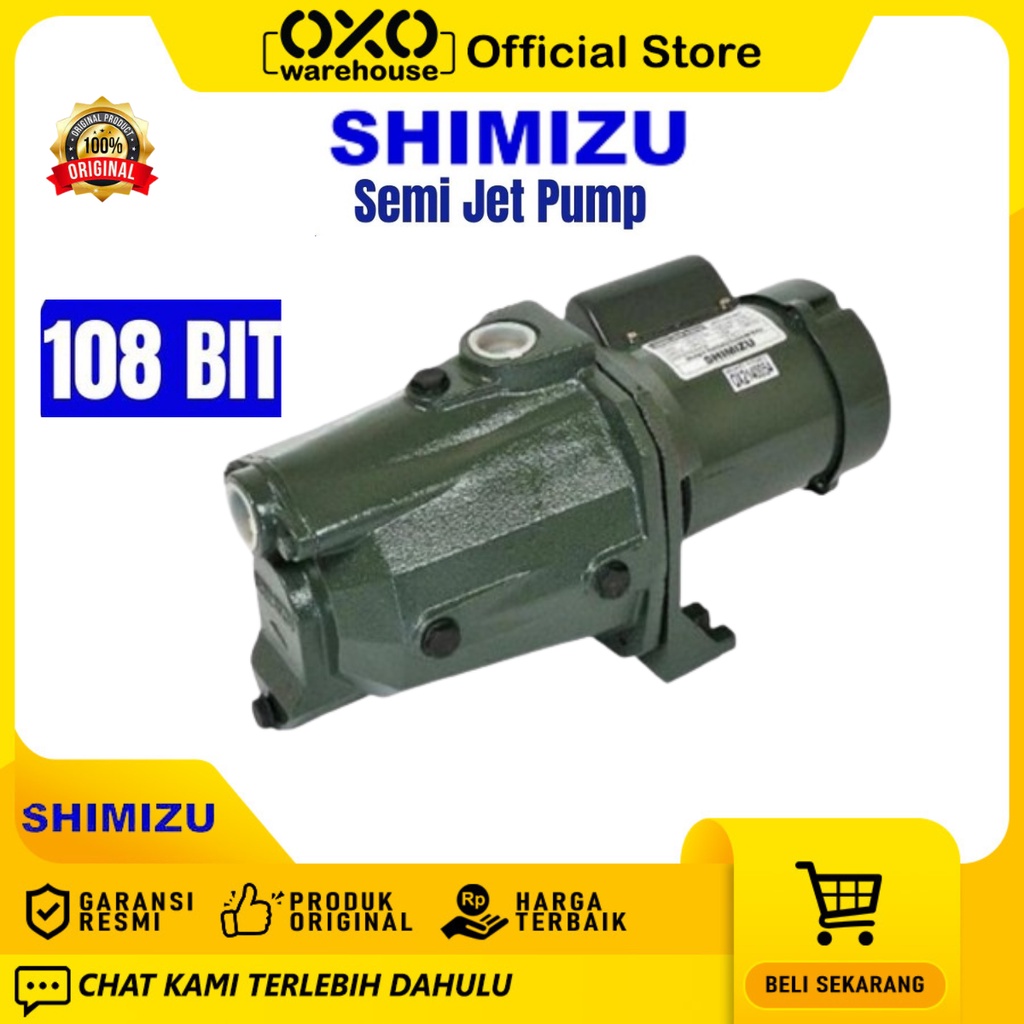 Jual Pompa Shimizu Semi Jet Pump JET 108 BIT Garansi Resmi | Shopee Indonesia