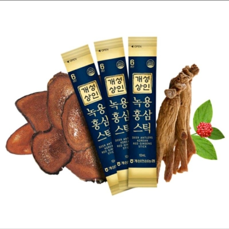 Jual [10 Sachet] Deer Antlers Korean Red Ginseng Stick Korea Ginseng ...