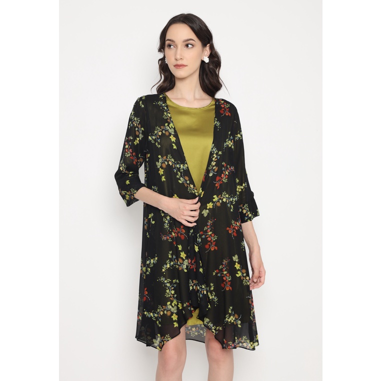 Jual Tunik Atau Mini Dress Sifon Bunga Kecil Premium Floral Mini Dress ...