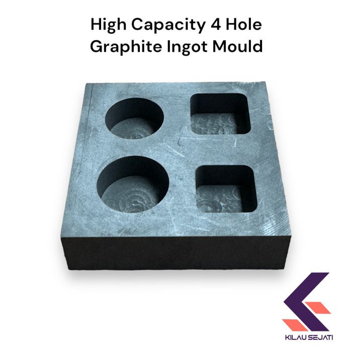 Jual Cetakan Graphite 4 Lubang High Capacity Graphite Ingot Mould 4 ...