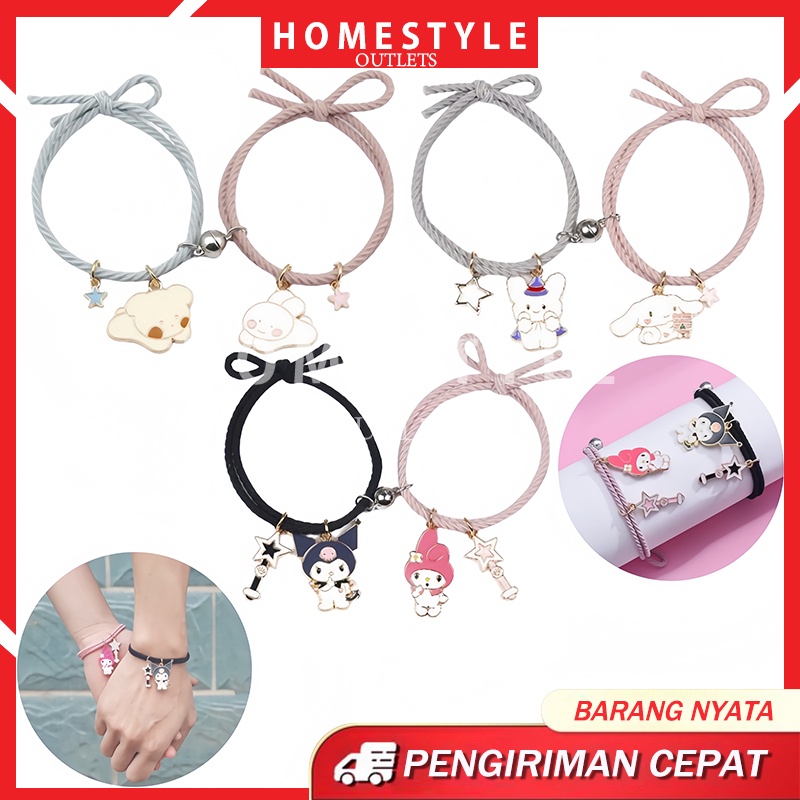 Jual Gelang Couple Magnet / Magnet Sahabat Cinta / Gelang Bestie Couple ...