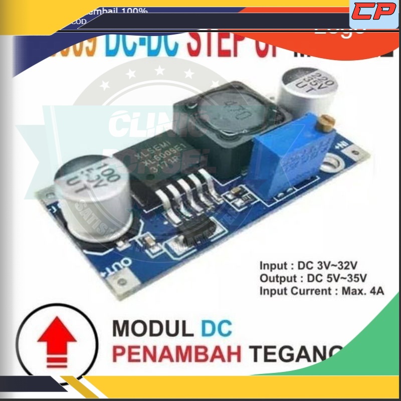 Jual Modul Step Up XL6009 Adjustable 4A DC Booster Power Supply ...