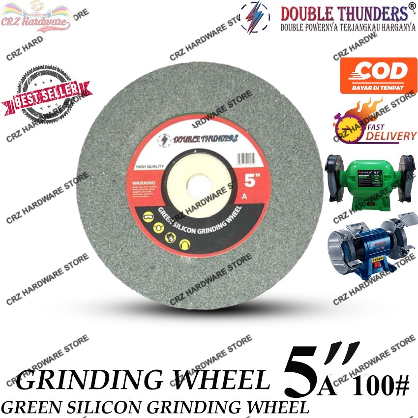 Jual Batu Gerinda Duduk Gerinda Duduk 5" inch Grinding Wheel Bench ...