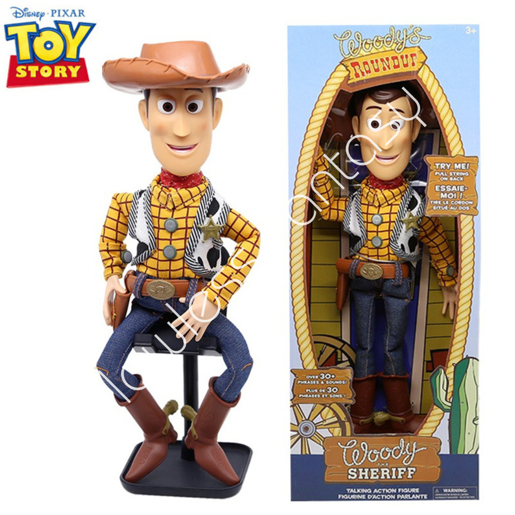 Jual Disney Pixar Toy Story Pull String Woody The Sheriff Talking ...