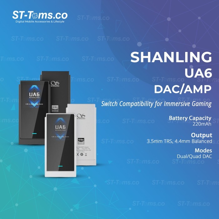 Jual Shanling UA6 / UA 6 Flagship Portable USB DAC/AMP Amplifier CS43131 | Shopee Indonesia