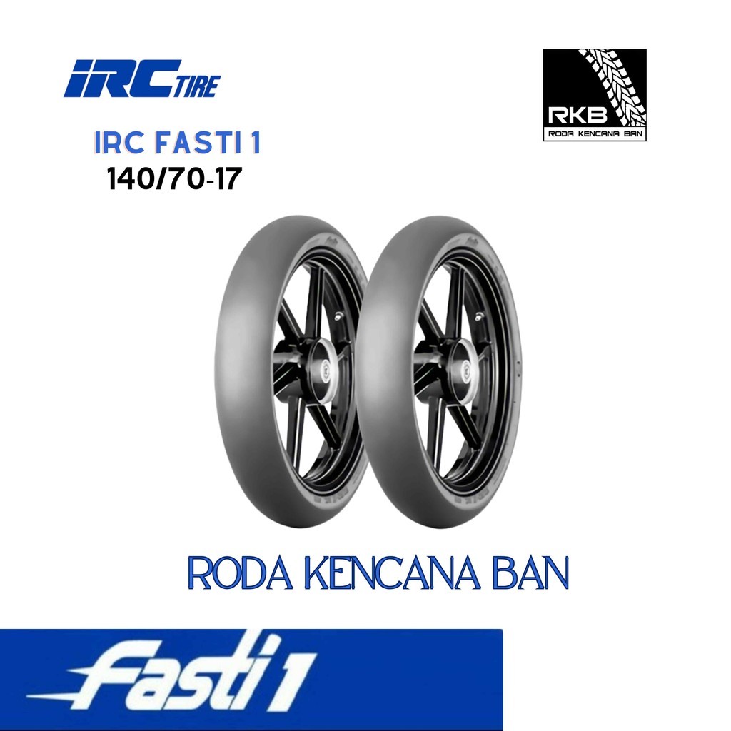 Jual Ban Motor IRC FASTI 1 TL Size 140/70 R17 - Tubeless Ban Belakang ...