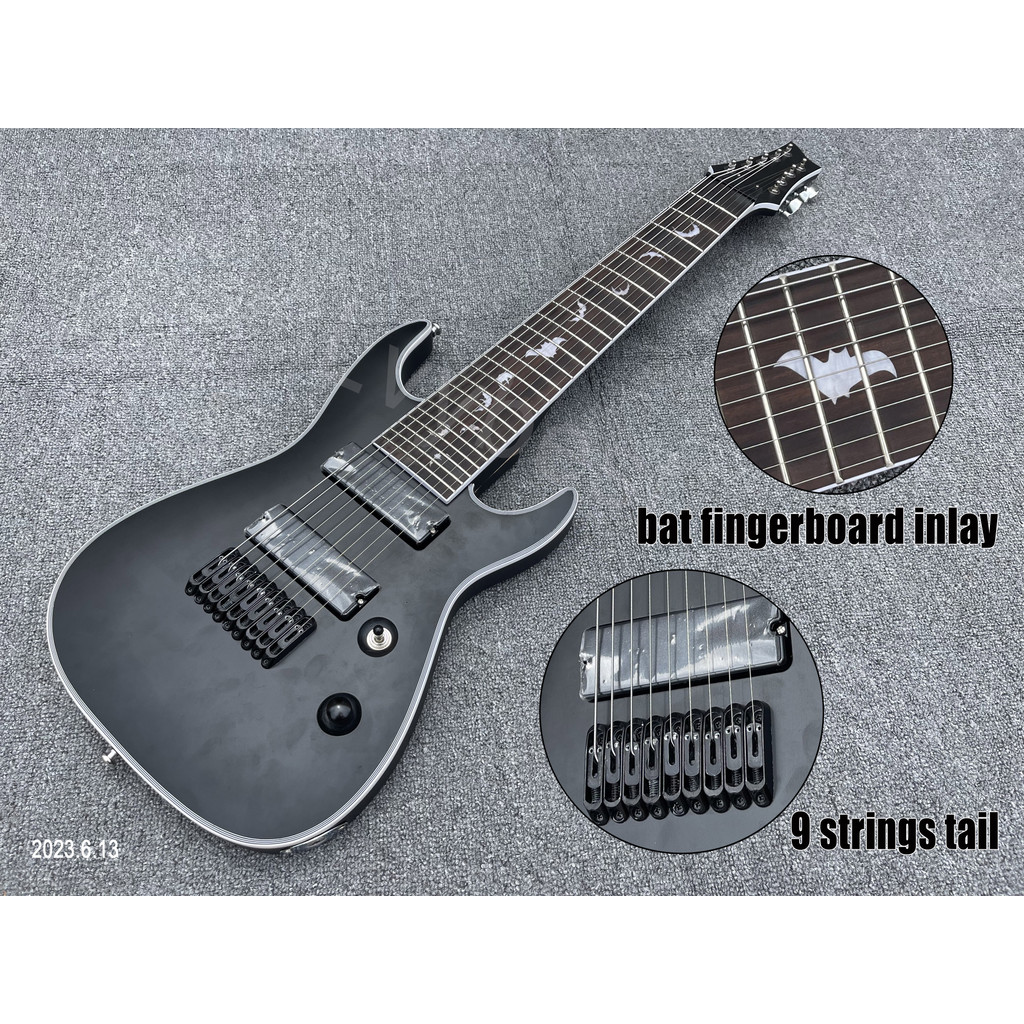 Jual Lvybest Electric Guitar Custom 9 Strings Schect Dp Damien Plati ...