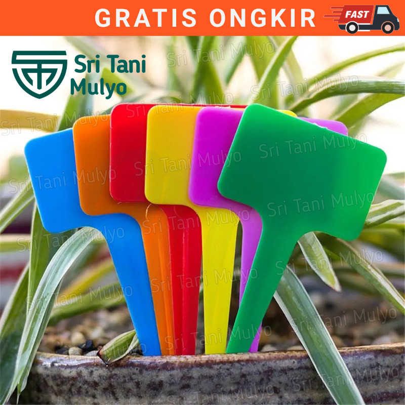 Jual Label Name Tag Tanaman Hias Plant Marker Ukuran Besar - Anti Air, Bentuk T, Bahan Plastik ...