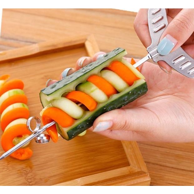 Jual RB magic cutter Buah-Buahan/Sayuran Bentuk Spiral Bahan Stainless ...