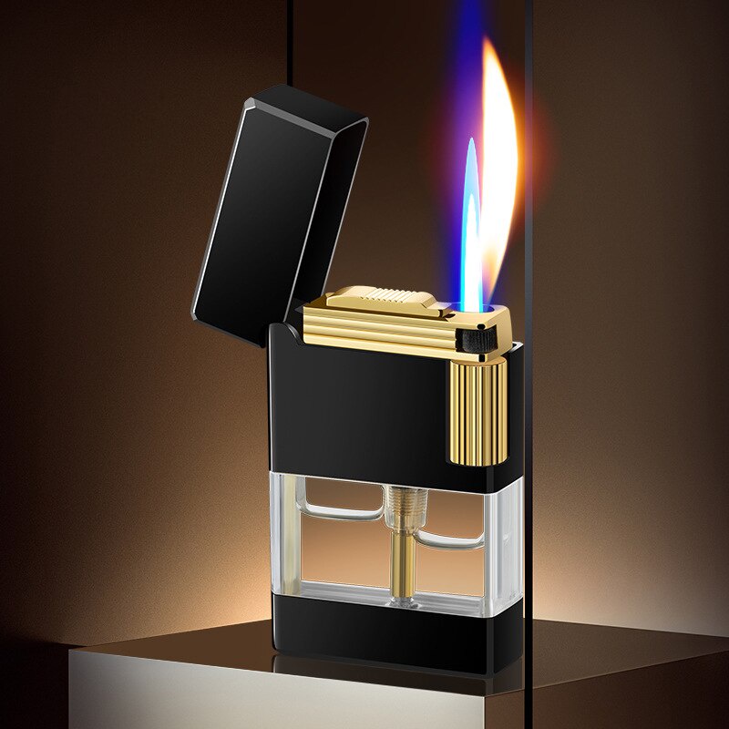 Jual Pemantik Api Ganda Mini Gas Butana Ringan Tahan Angin Pemantik ...