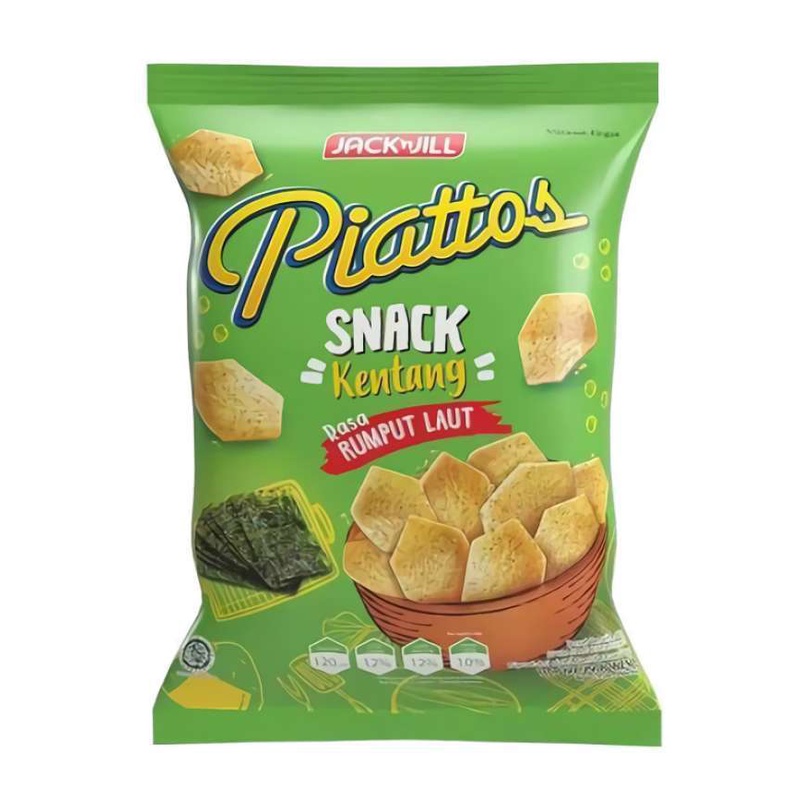 Jual Piattos Rasa Rumput Laut Snack Kentang [75 g] | Shopee Indonesia