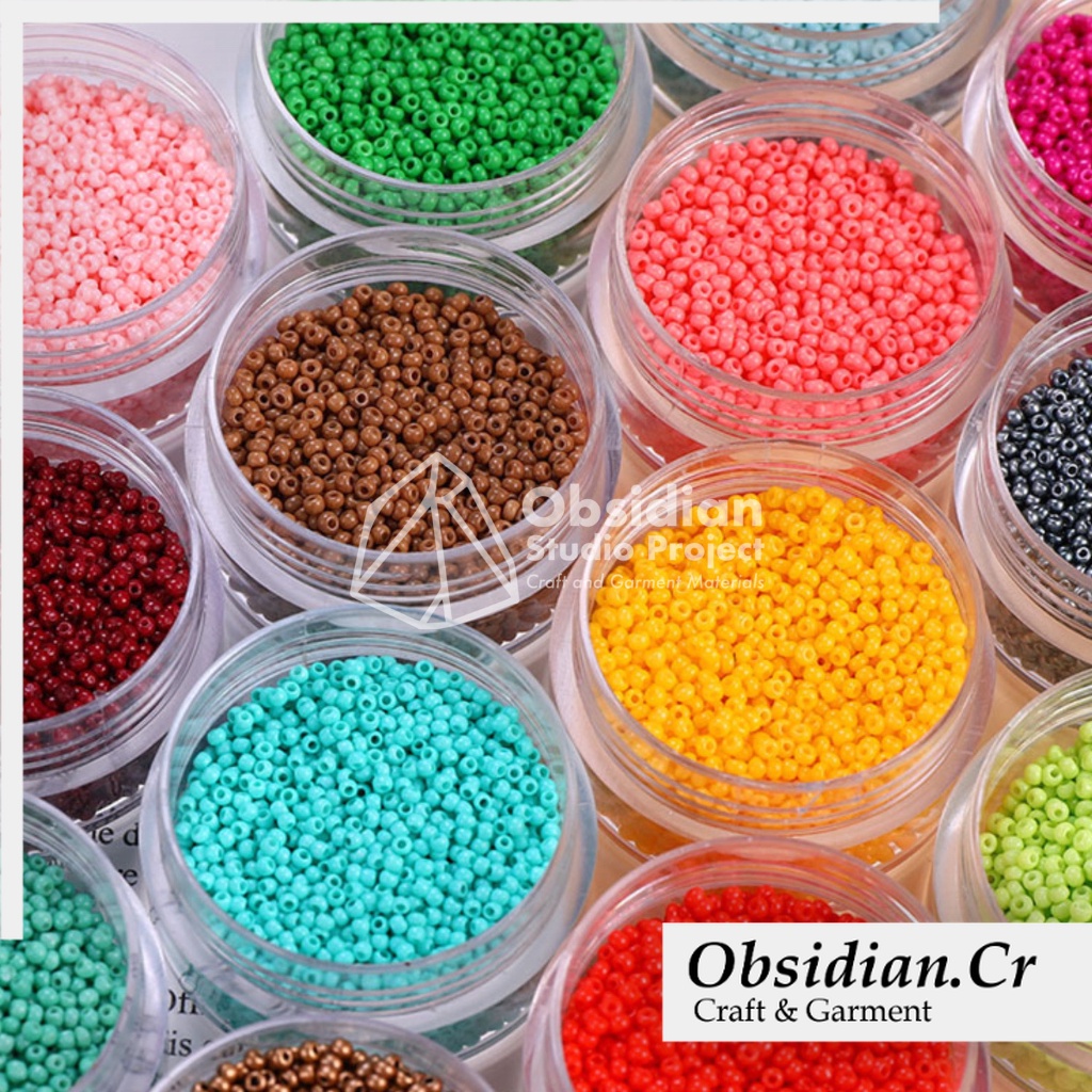 Jual Mote Pasir 11/0 Monte Manik Gelang Kalung DIY Payet Borci 2mm ...