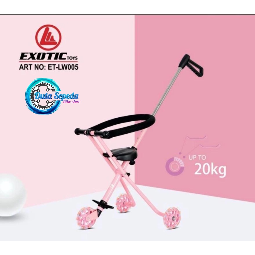 Jual Baby Stroller roda tiga roda 3 Exotic LW 005 Dorongan Anak Bayi Kereta Dorong Anak Bayi ...