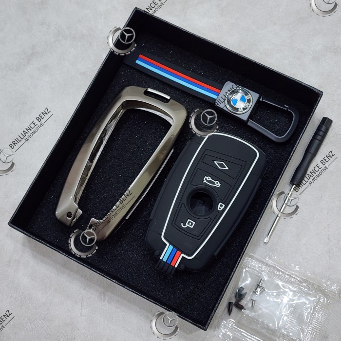 Jual METAL KEY CASE SARUNG KUNCI BMW F10 F20 F25 F30 G20 X1 X3 X5 520 ...