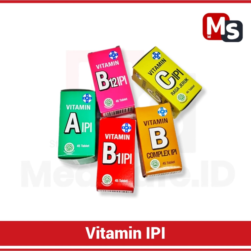 Jual Vitamin Ipi Isi 45 Tablet Kunyah Multivitamin OTC | Shopee Indonesia