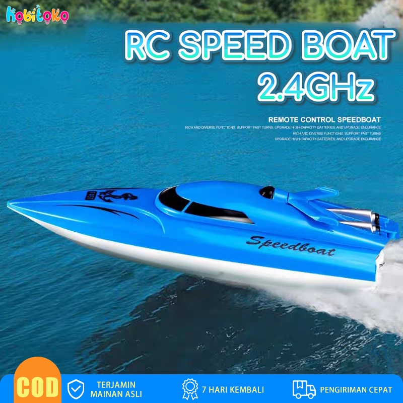 Jual 2.4Ghz RC SPEED BOAT Remote Control perahu air Kapal RC Speedboat ...