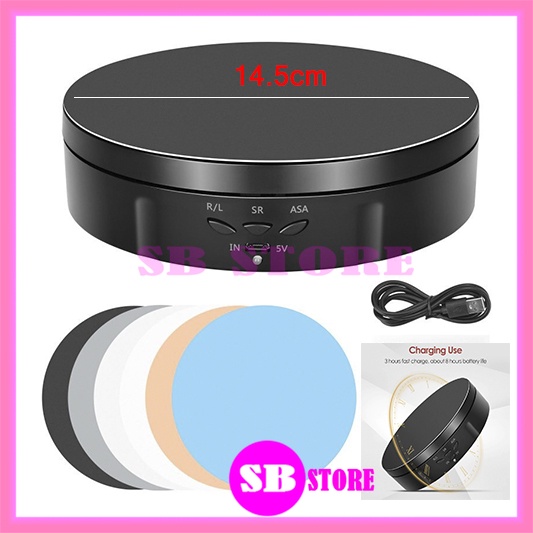 Jual Meja Rotating Stand Display Base alas Putar Fotografi Video 360 ...