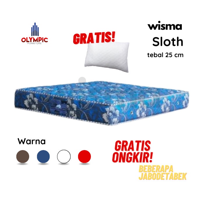 Jual Kasur Springbed BEARLAND OLYMPIC Ukuran 160 / 180 GARANSI PER 15 ...