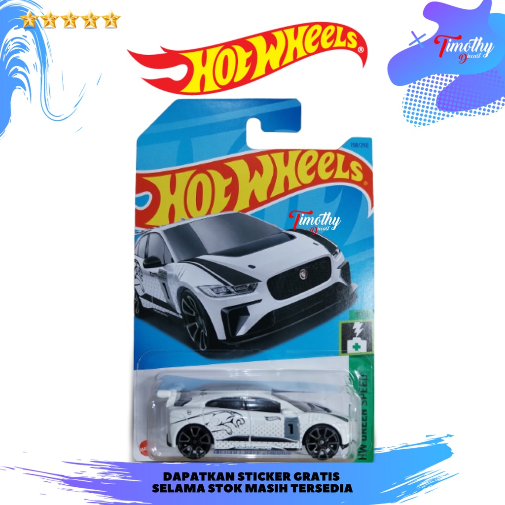 Jual Hot Wheels Jaguar I Pace eTrophy Putih HW Green Speed | Shopee ...