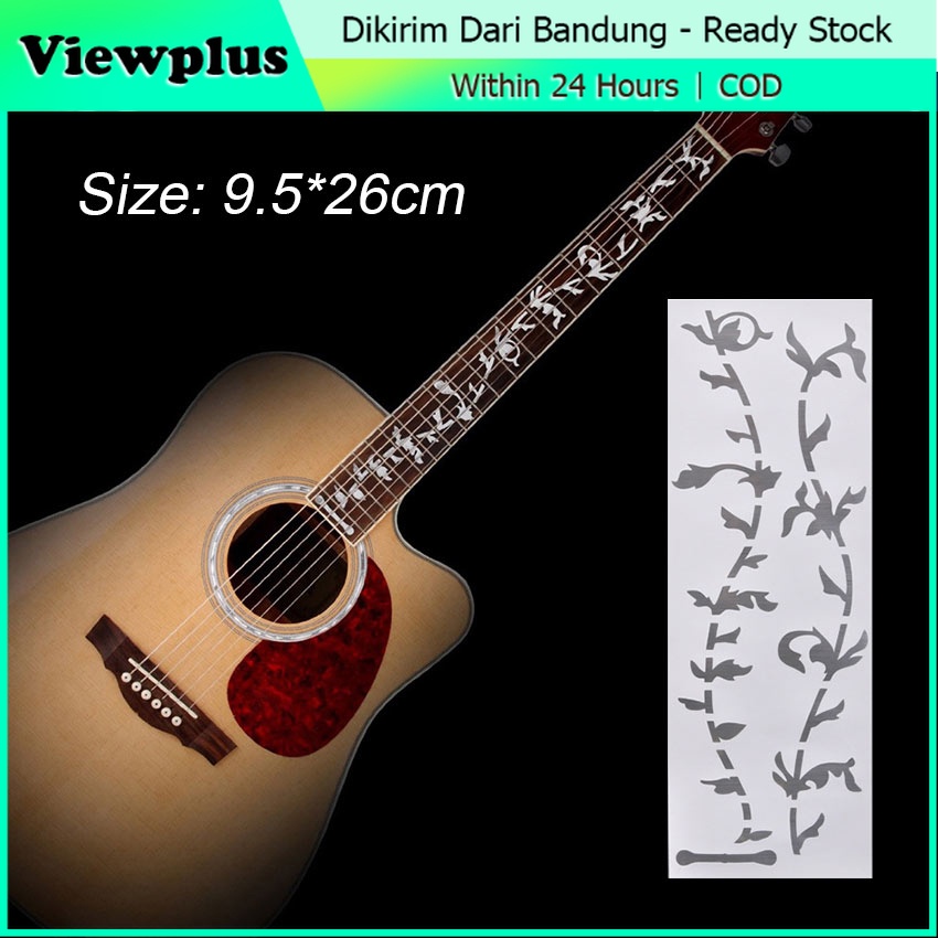 Jual Stiker Fretboard Gitar Akustik Elektrik Inlay Decal Stiker Fret ...
