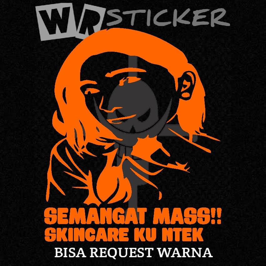 Jual STICKER KATA KATA SEMANGAT MAS SKINCARE KU NTEK MOBIL,TRUK,L300 ...