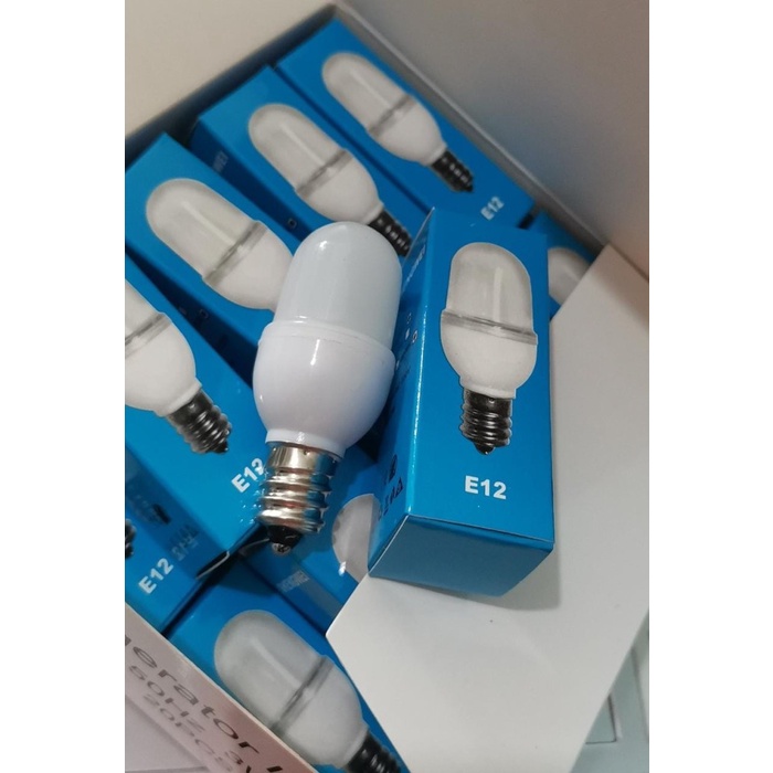 Jual Lampu Kulkas E12 E14 LED warna putih 220v 240V 3W bohlam kulkas - E12-Putih MJ27 | Shopee ...