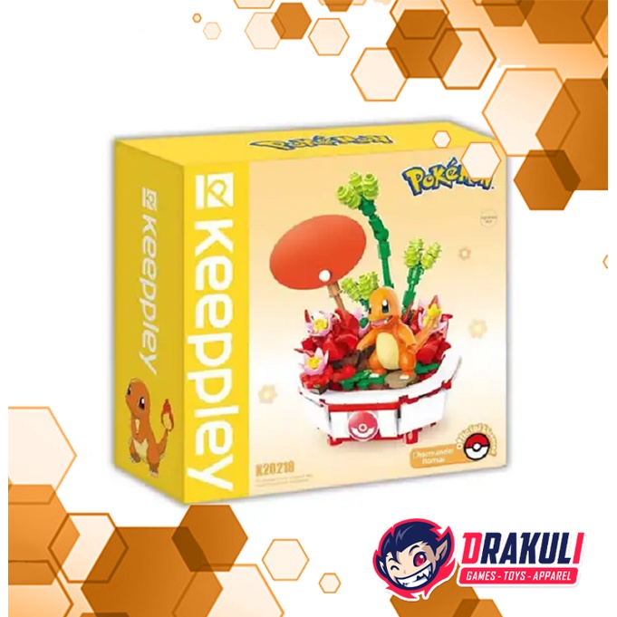 Jual Toys Qman Keeppley Pokemon Charmander Bonsai K20218 | Shopee Indonesia
