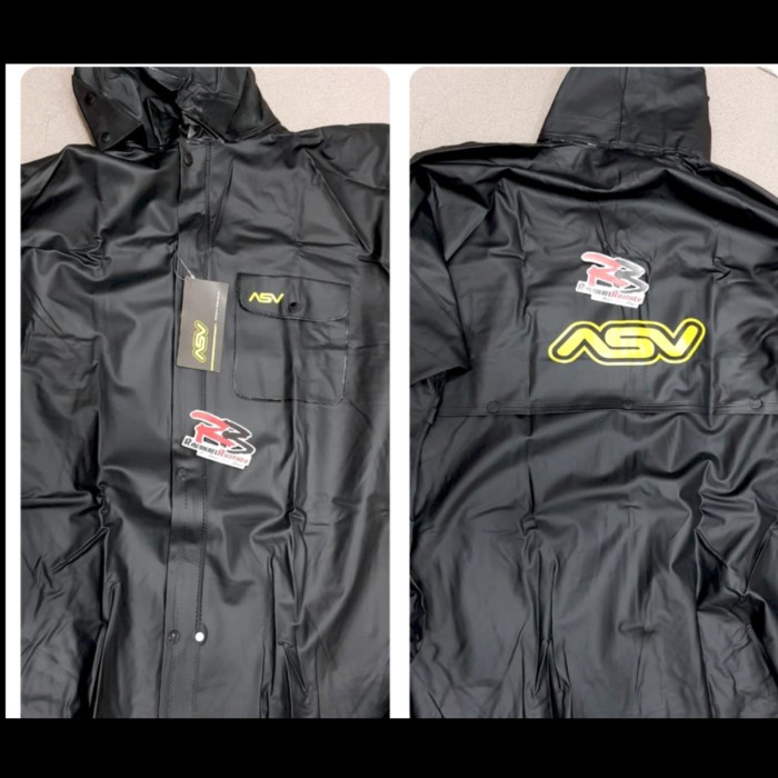 Jual Jas Hujan ASV Karet 02 Full Press ORIGINAL XXL Hitam | Shopee ...