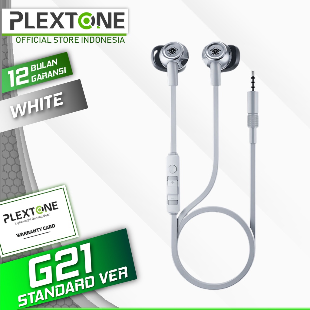 Jual Headset Gaming Plextone G21 In Ear Headset Aluminum Mobile PC Gaming Earphone with Mic ...