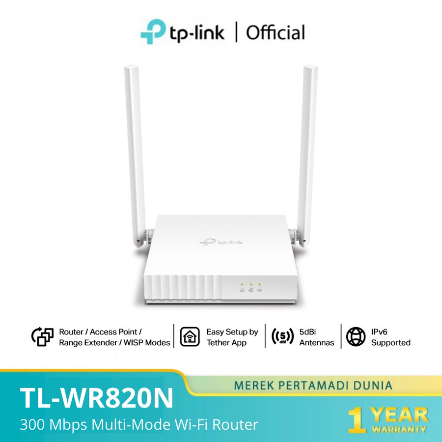 Jual TP-LINK TL-WR820N 300Mbps Wireless N Router TLWR820N TL WR820N WR ...