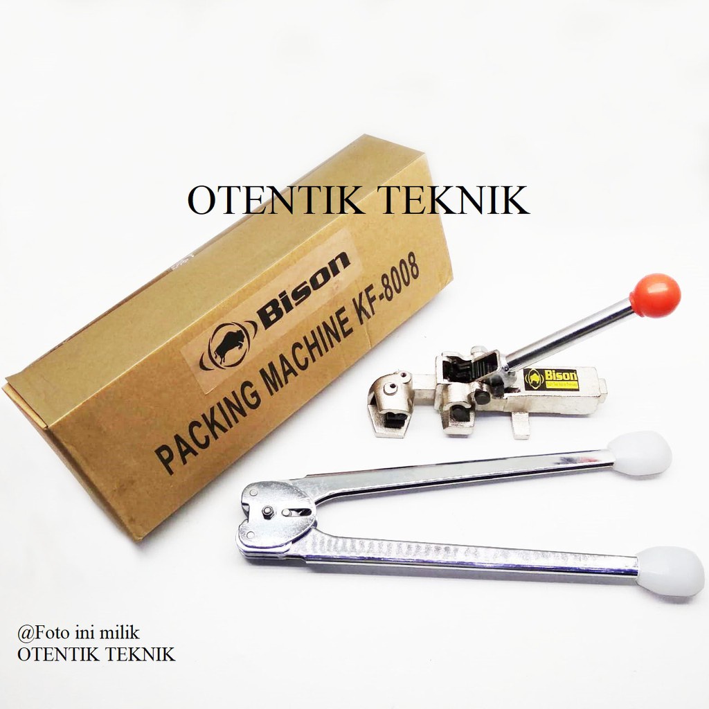Jual BISON Packing Peti 15mm Besi - Mesin Klem Kayu 5/8" - PLAT HEZER ...