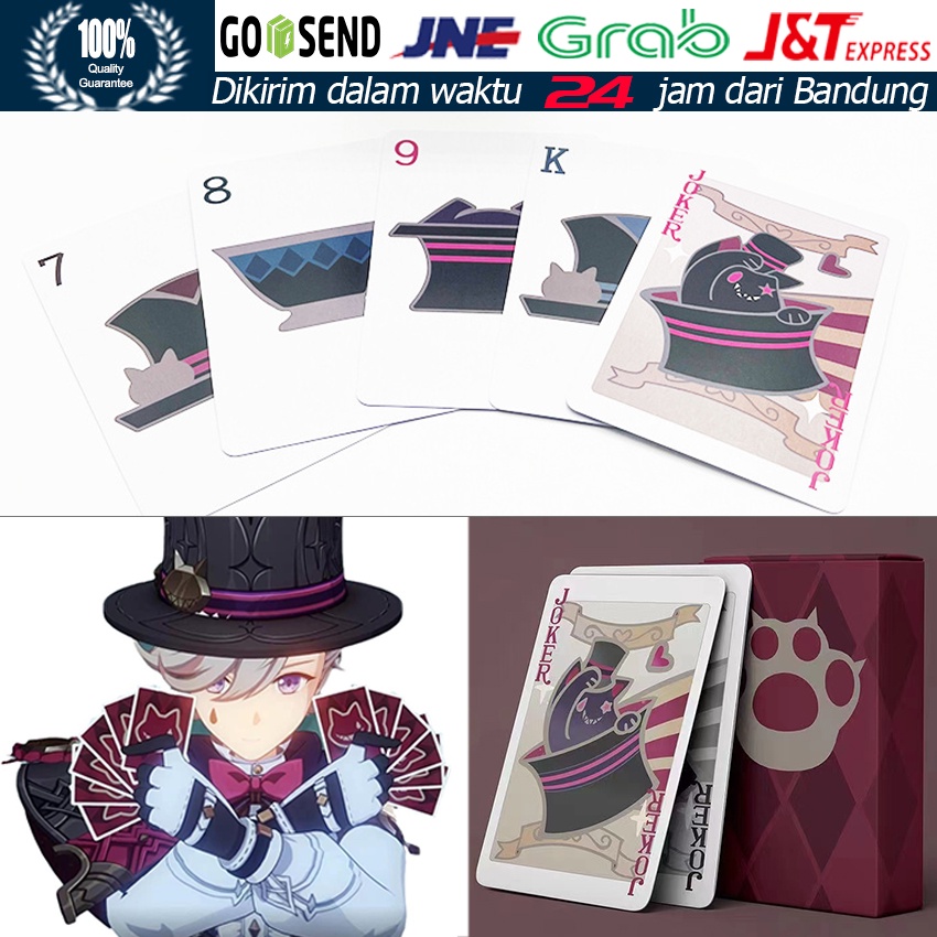 Jual Genshin Impact Magic Cards / Genshin Impact Kartu Remi 55Pcs Kartu ...