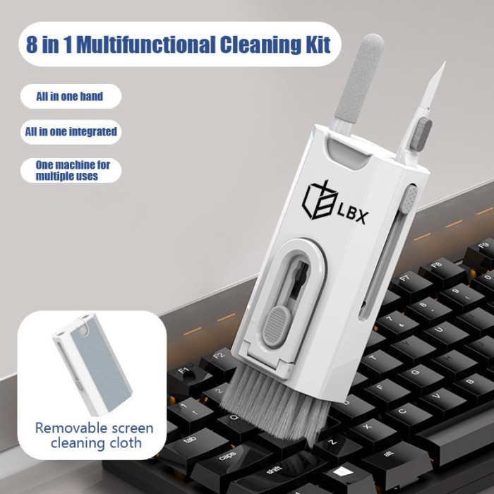 Jual Pembersih 8 in 1 Cleaning Brush Kit Gadget HP Camera Laptop ...