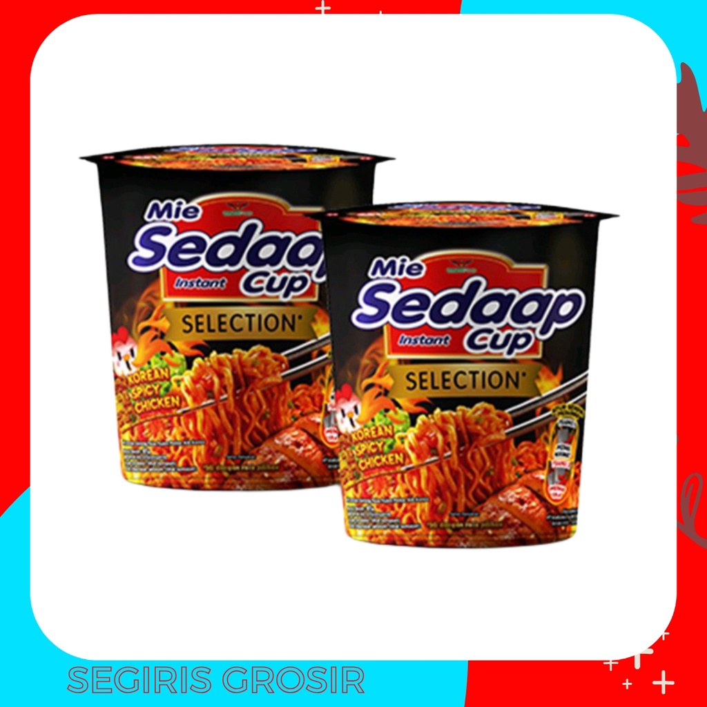 Jual Sedaap mie instant Korean spicy chicken soup cup 81gr | Shopee ...