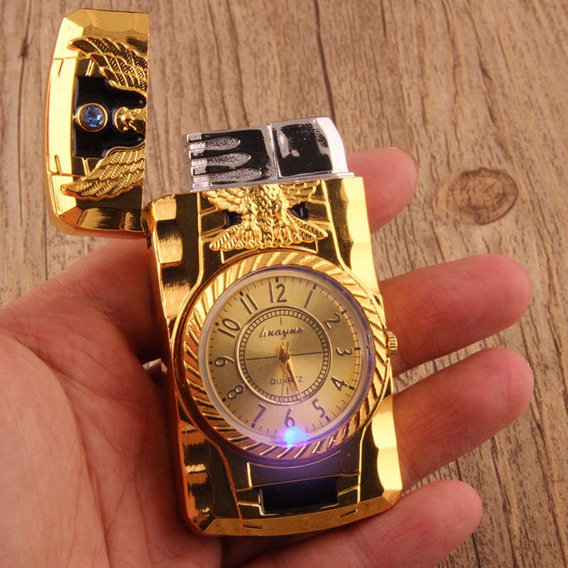 Jual Korek Api + Jam Unik Jam Aktif Bentuk Bulat Model Jam Clock Watch ...