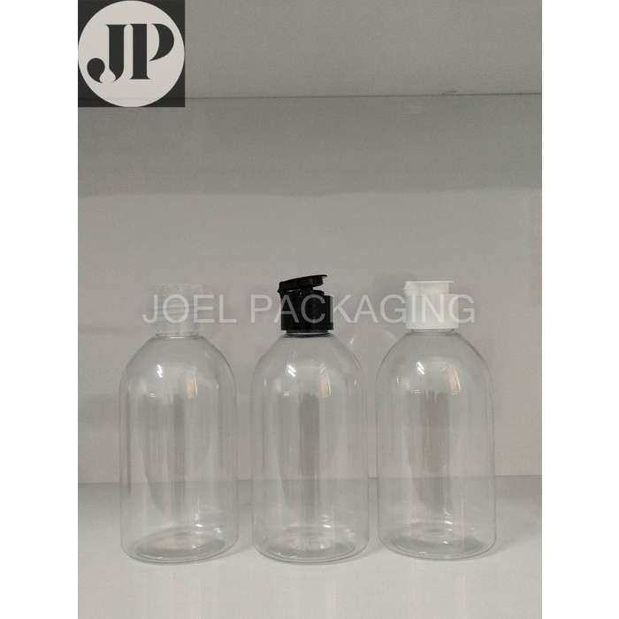 Jual Botol 250Ml Oval Clear Fliptop Jamur Putih Hitam Clear N24 Pet ...