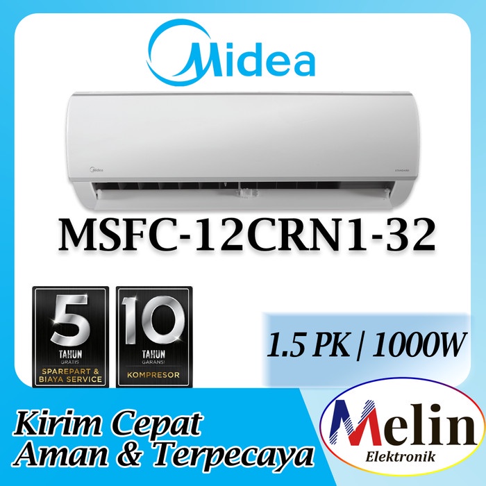 Jual AC MIDEA MSFC 12CRN1 1.5 PK R32 GOLD FIN 1 1/2 PK SPLIT (UNIT ONLY ...
