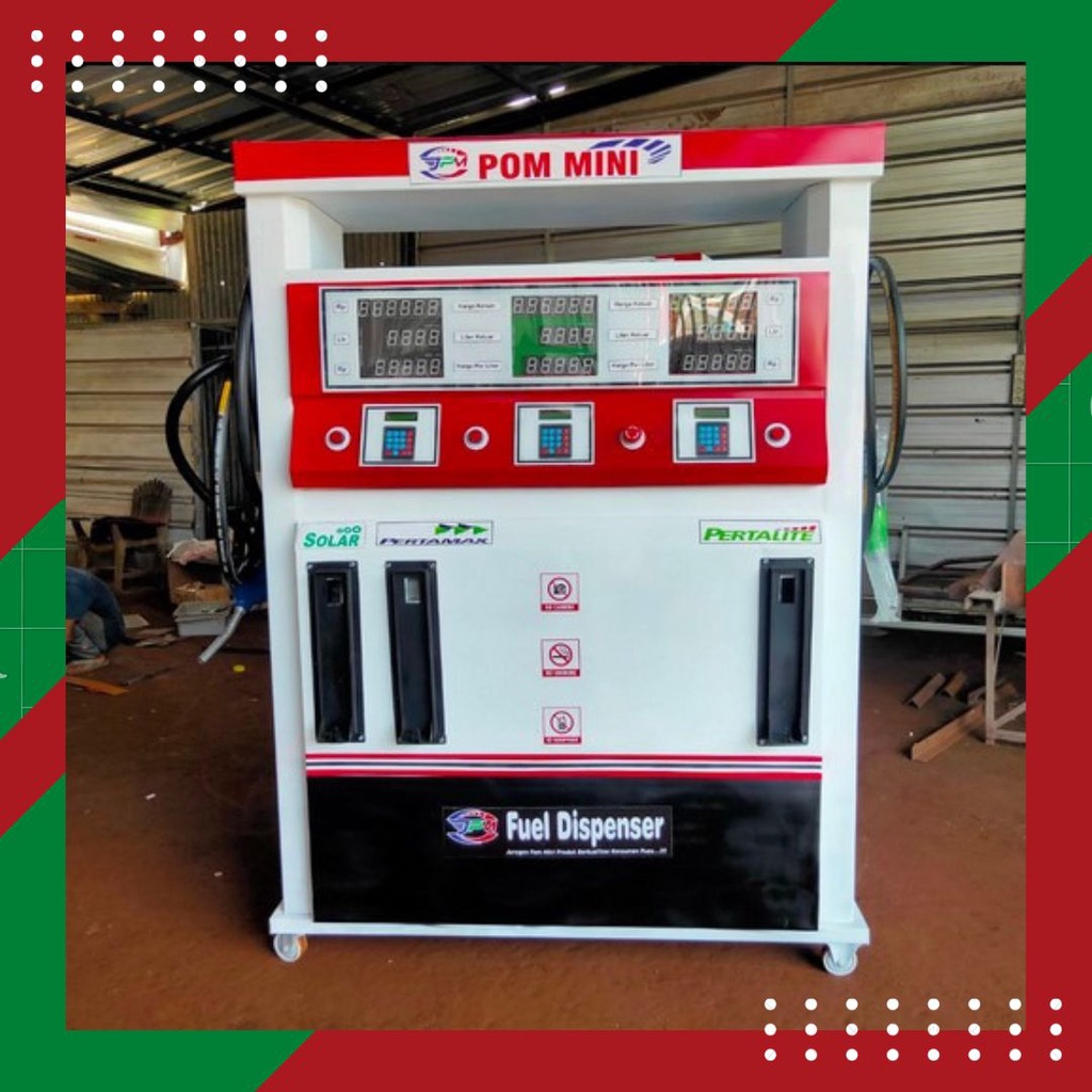 Jual Pom Mini Digital 3 Nozzle 300 Liter Pertamini Harga Murah Model ...