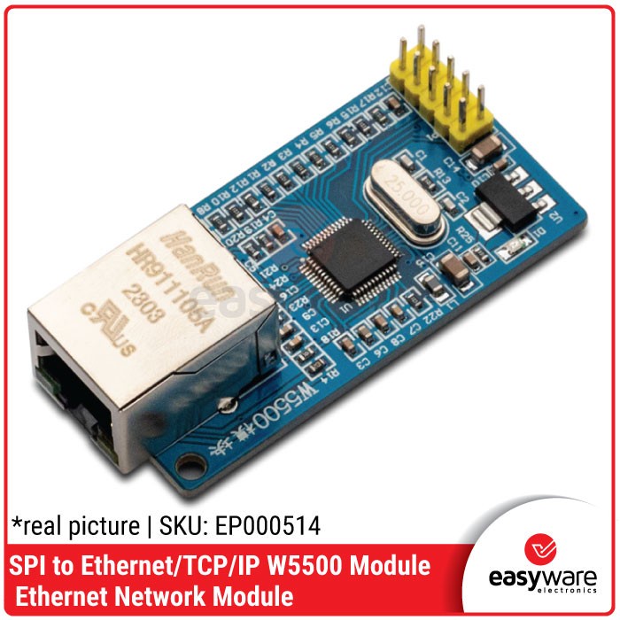 Jual W5500 Ethernet Network Module Spi To Ethernet Hardware Tcp Ip Kei08 Shopee Indonesia