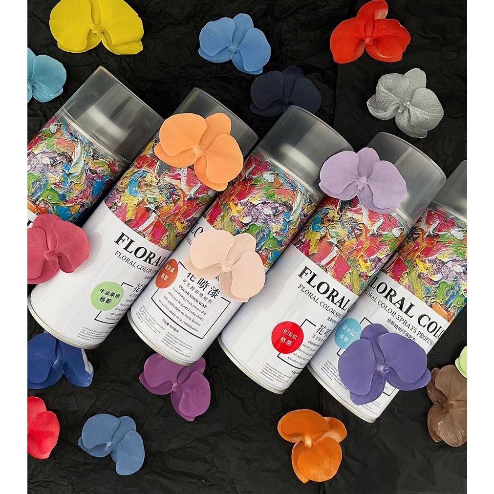 Jual COD FLORAL COLOR SPRAY CEPAT KERING PENGUBAH WARNA BUNGA ASLI ...